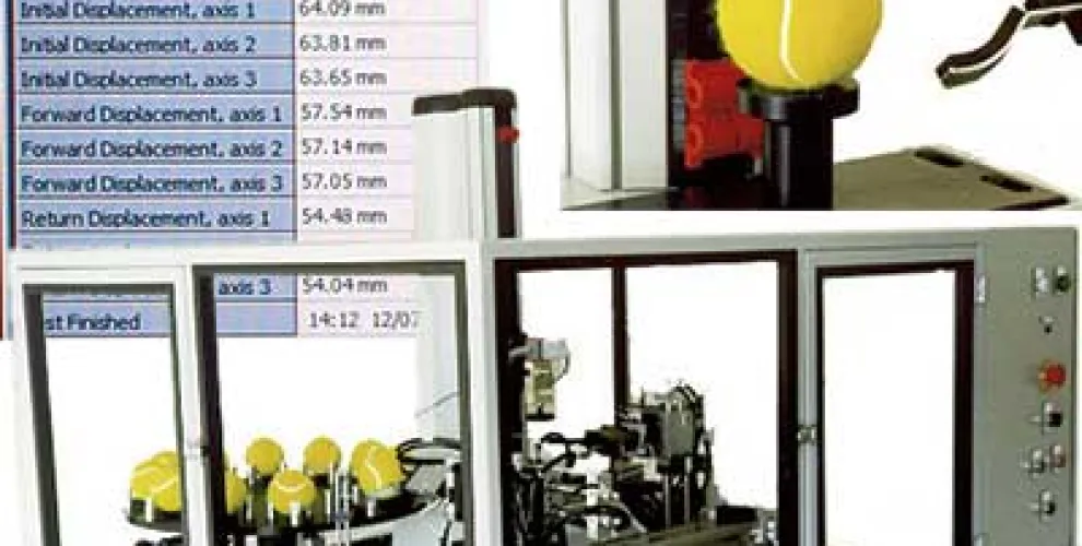 Mecmesin | Tennis ball compression test